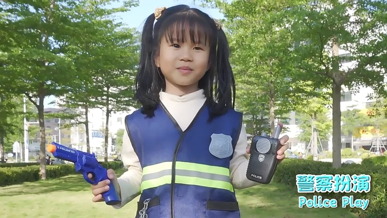 Preschool Cosplay Police Role Play Toys Sets Kids Policeman Uniform ...