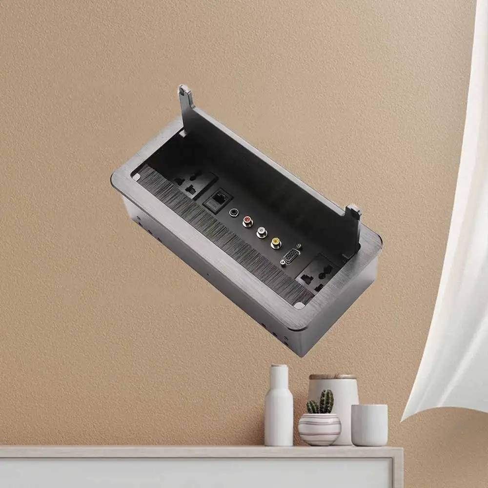 Oswell Wall Track Socket Embedded Orbital Eu Movable Modular Power Rail ...