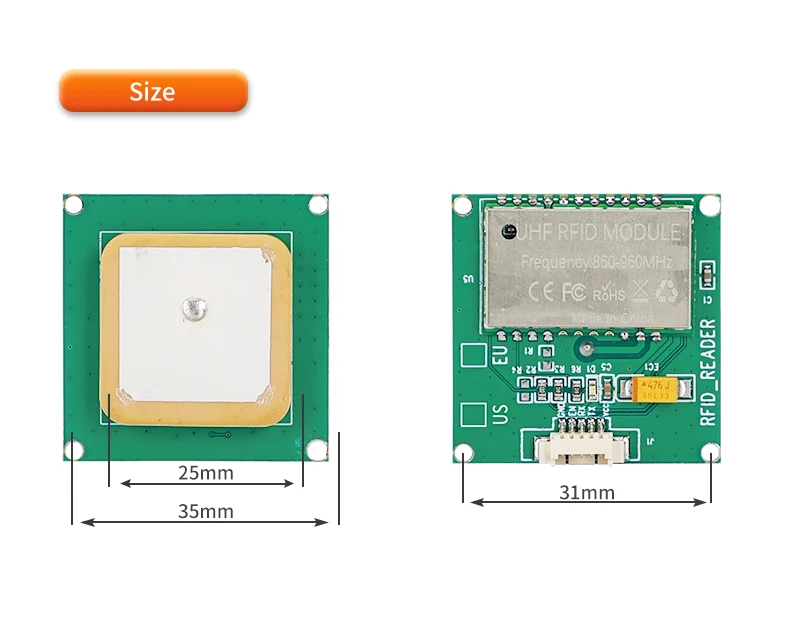 FONKAN RFID Module - Integrated UHF Solution for Raspberry Pi