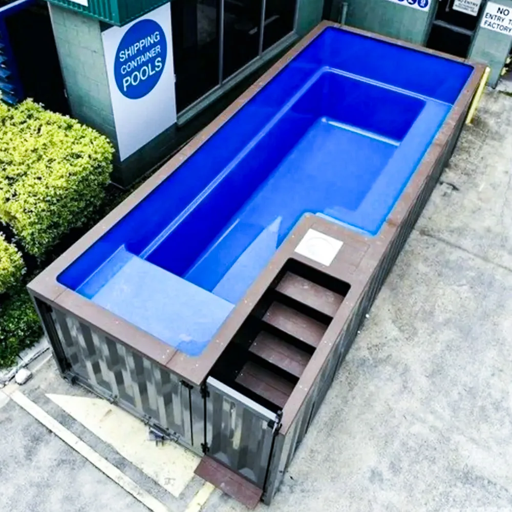 Cheap Prices Above Ground Outdoor Large Fiberglass 20ft 40ft Shipping ...