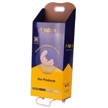 Cardboard Custom Printing Paper Trolley Boxes / Exhibition Carton ...