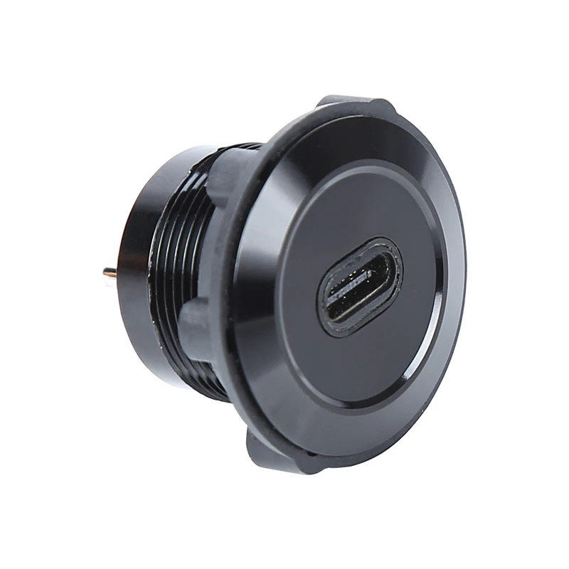 22mm Panel Mount USB-C Socket - Reliable Female to Male Connector