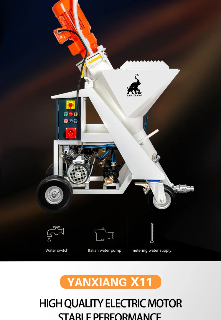X11 High Pressure and High Efficiency Cement Sprayer/plastering Machine ...