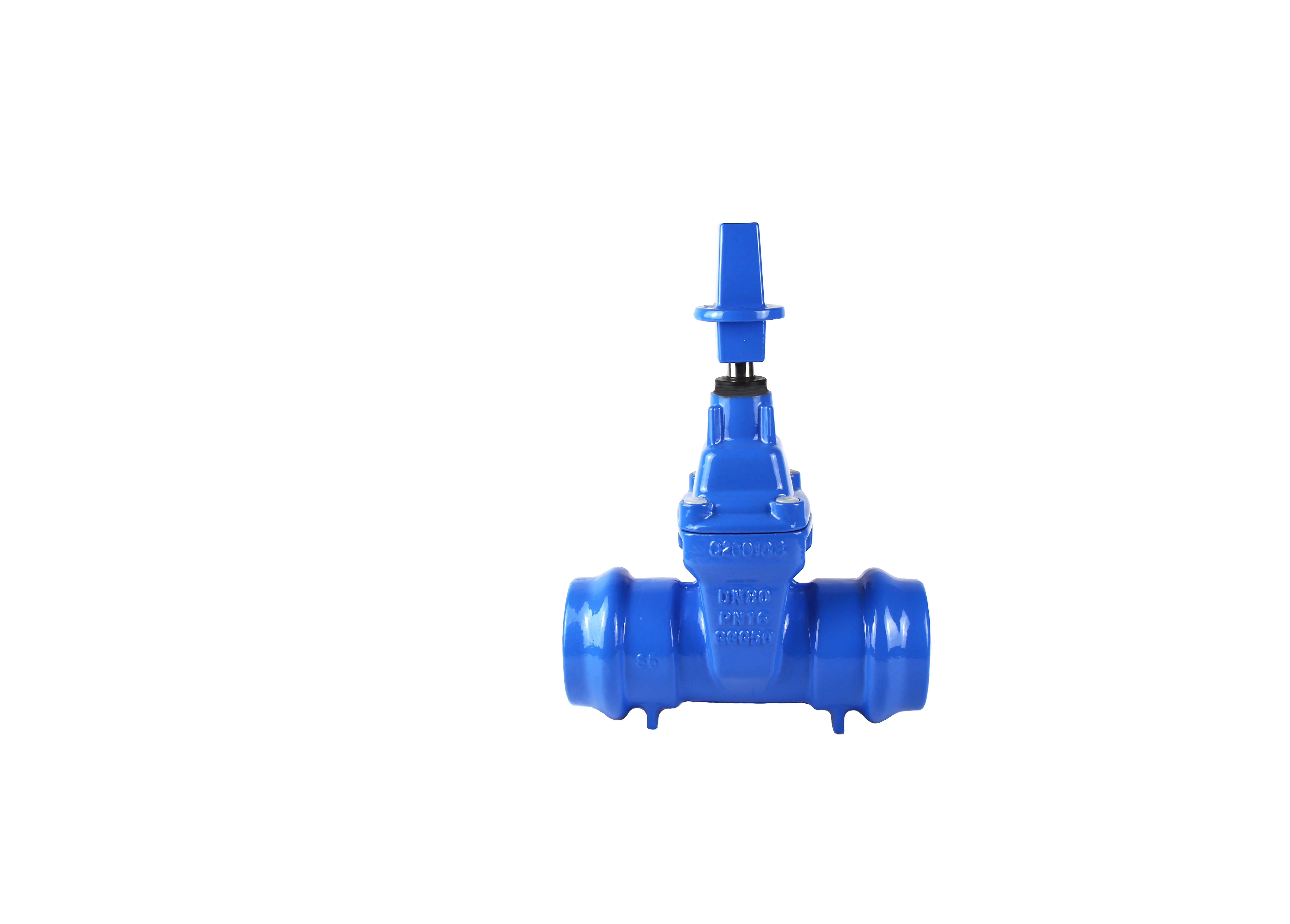 Pvc Socket End Resilient Seated Gate Valve Soft Sealing Ductile Cast ...