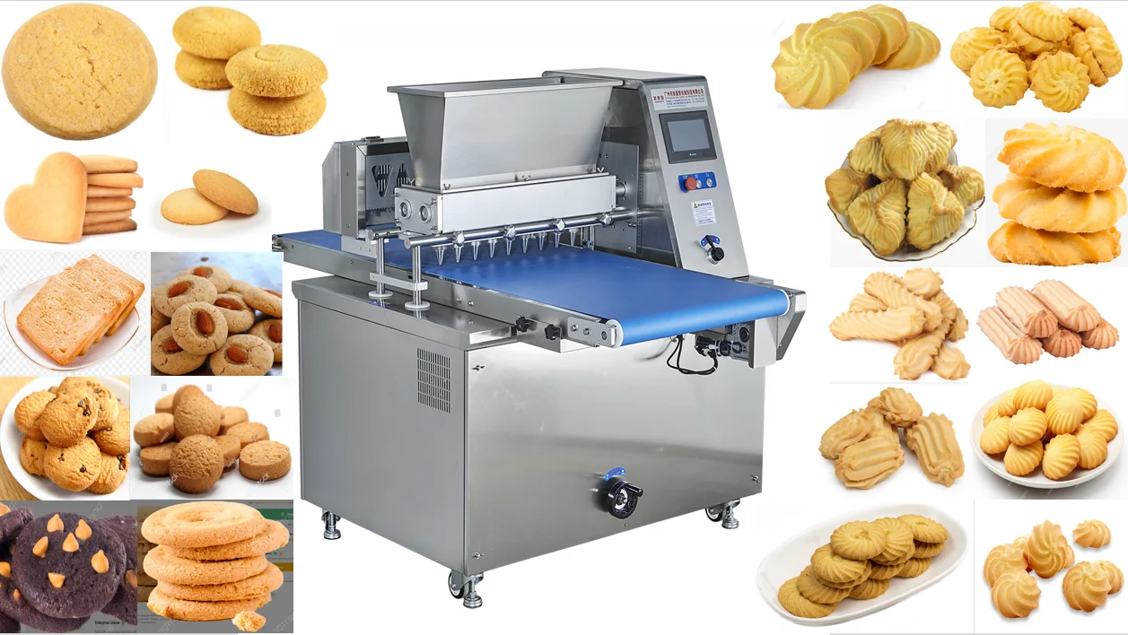 High Productivity Industrial Automatic Cookie Biscuit Making Machine ...
