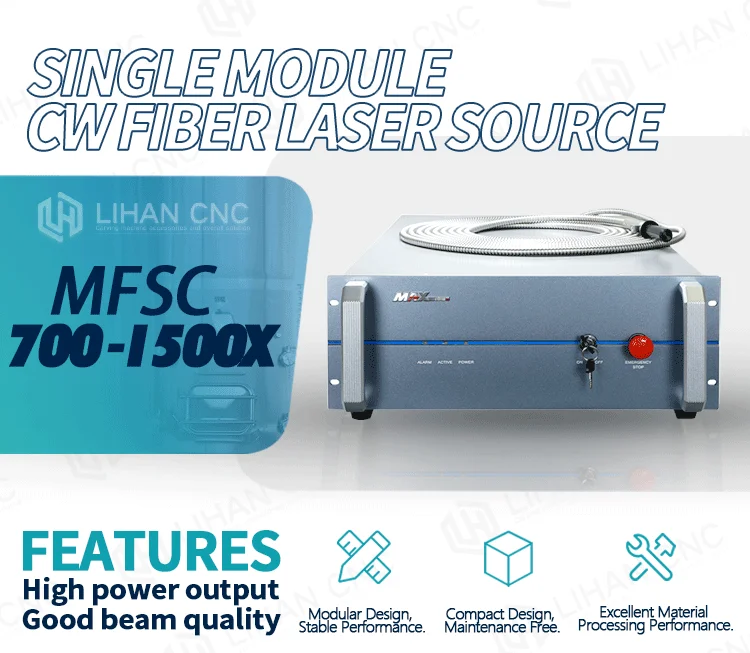 MAX Fiber Laser Source 1500W - Efficient Cutting & Welding