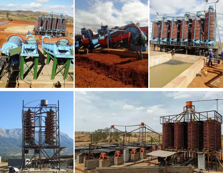 1-3TPH Portable Mini Gold Gravity Hard Rock Mining Plant