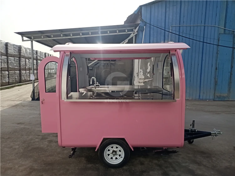 Customizable Small Buffet Bakery Shop Food Trailer for Cold Drinks ...