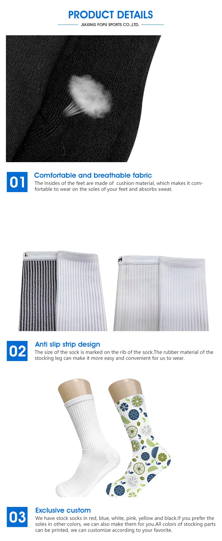 Wholesale Men Polyester Sublimation Blank Socks Sublimated Socks - Buy ...