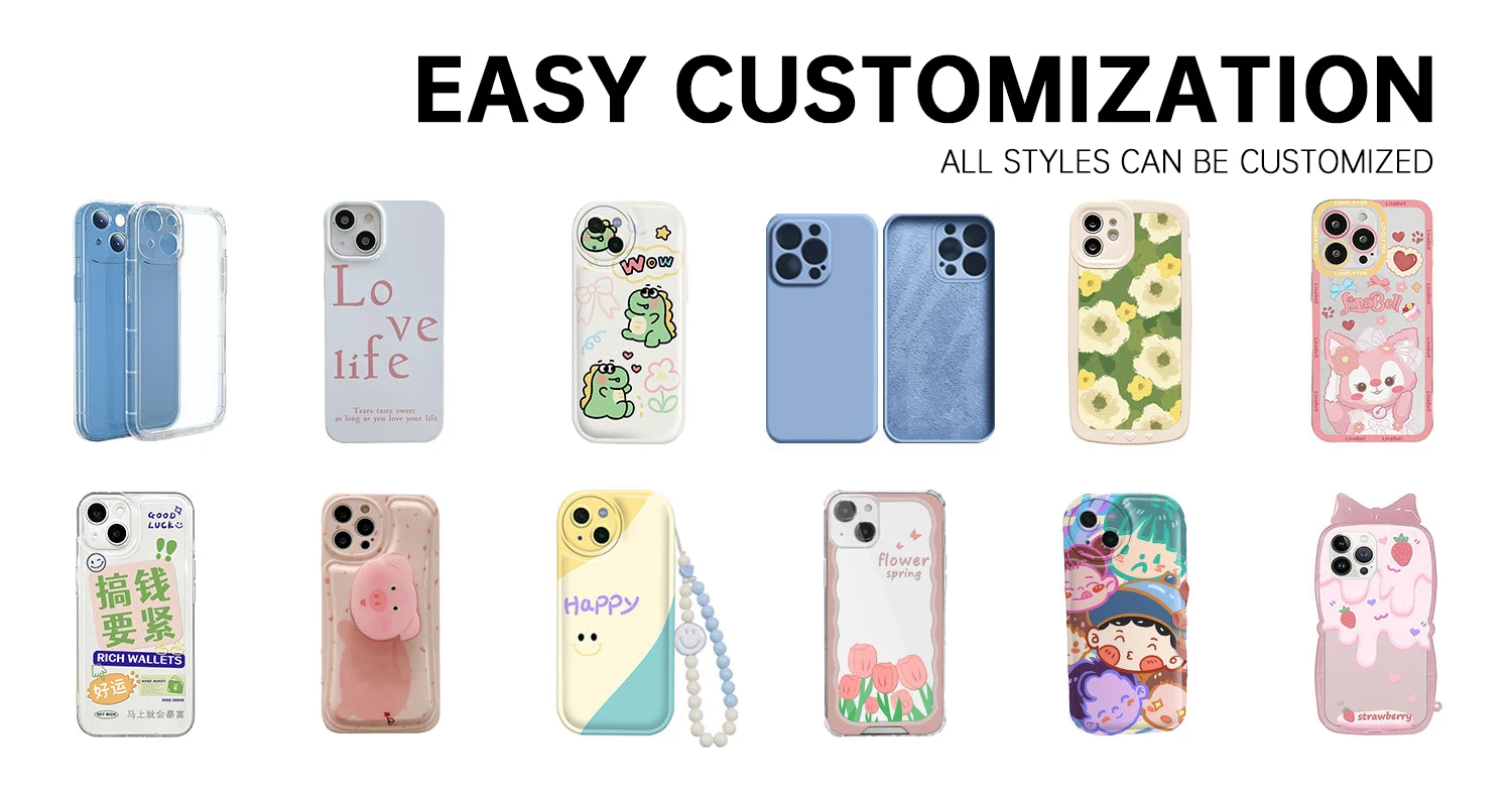 Bulk Raised Front Bumper Sublimation Custom logo Phone case Printed ...