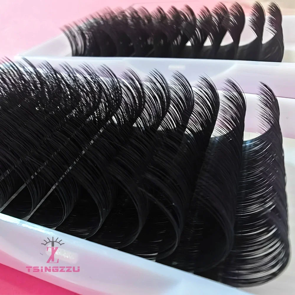 Wholesale Cashmere 0.03 0.05 0.07 0.10 Individual Lash Extension Matte Black Volume Pbt Classic ...