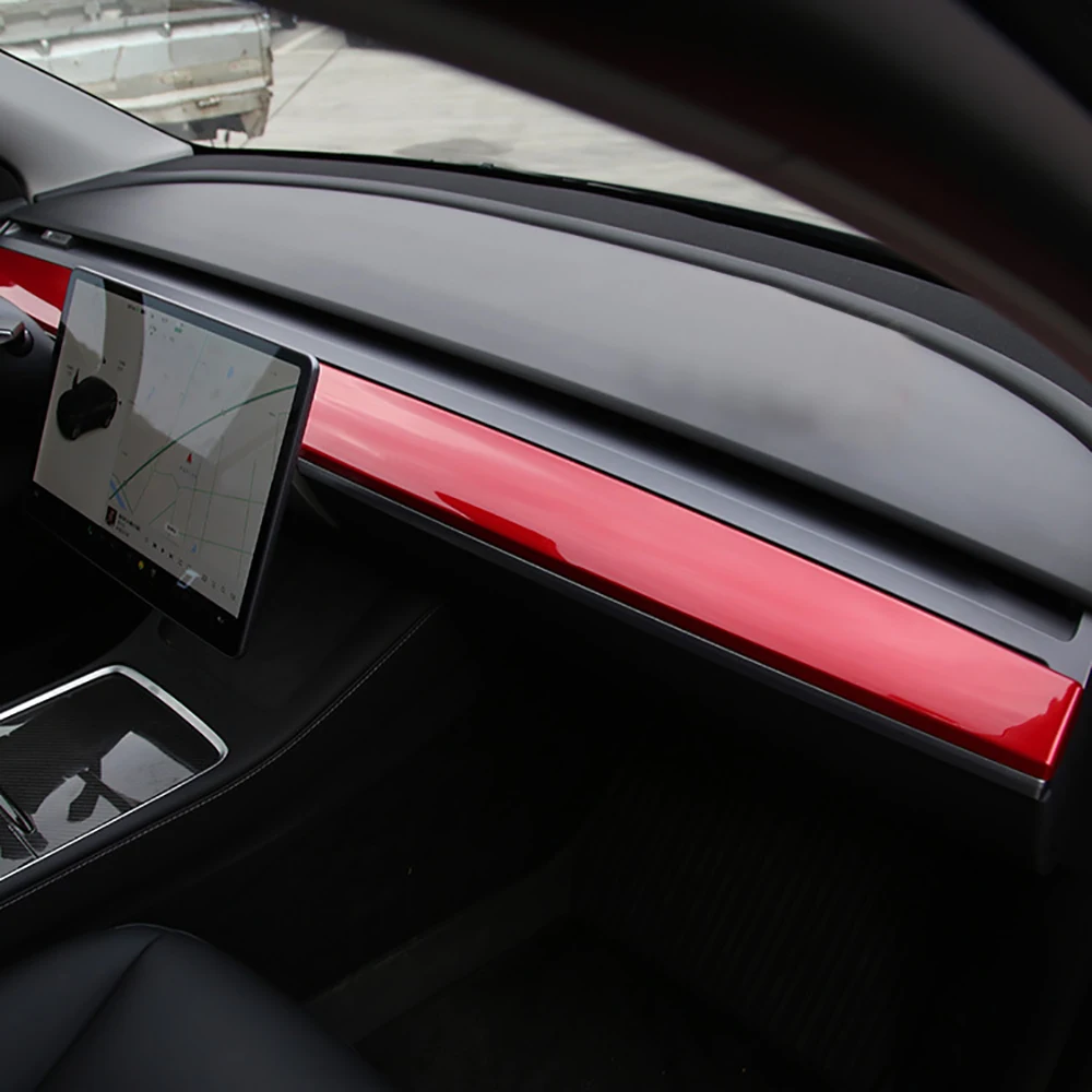 Model Y Dashboard Cover Wrap - Dashboard Cover Trim Central Control ...