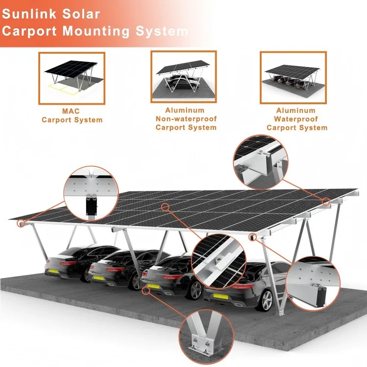 Sunlink Waterproof Solar Mounting System with Rail for Carport Support ...