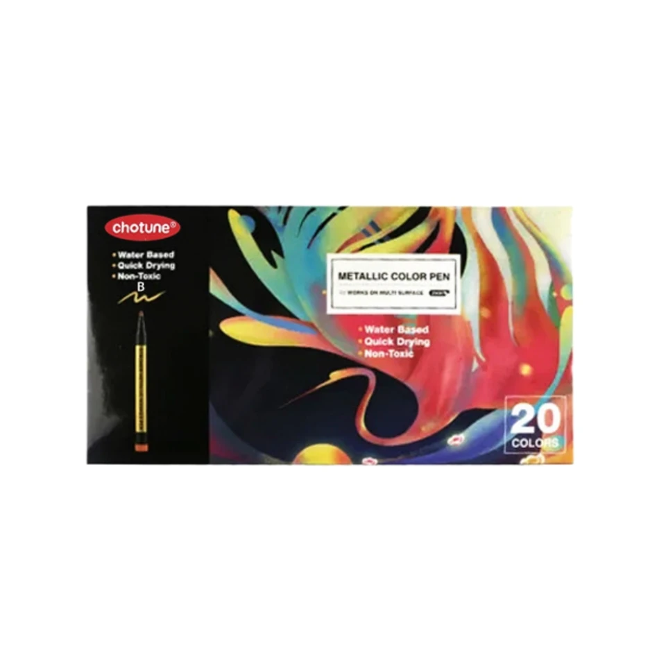 Metallic Color Paint Pen Drawing Graffiti Marker Pen Decoration Gold ...