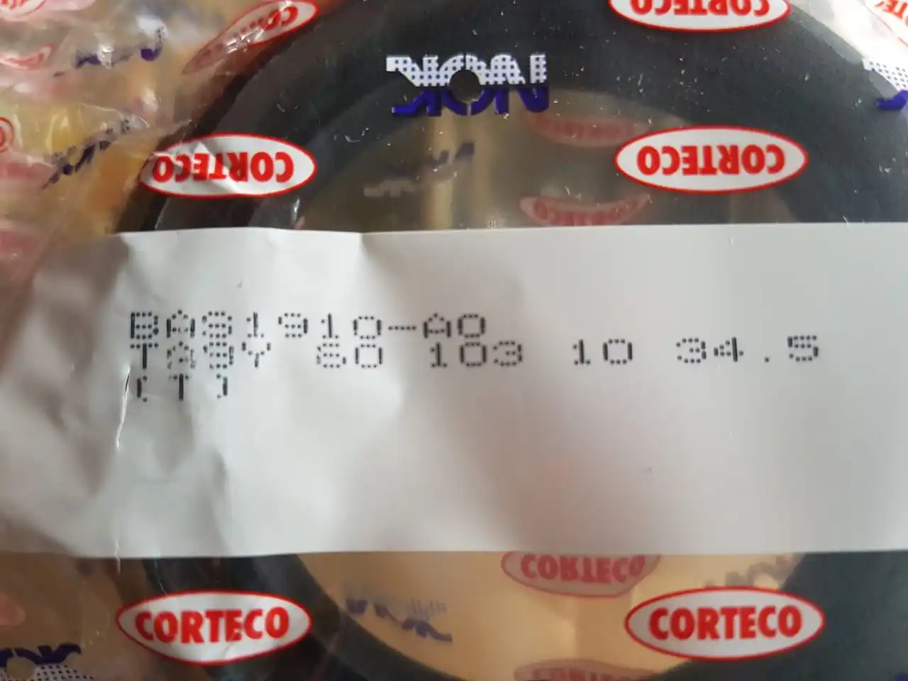 Diff小齿轮油封ta9y 60*103*10/34.5适用于三菱mh034058，mc827472，h0216，f4142，ah8390e ...