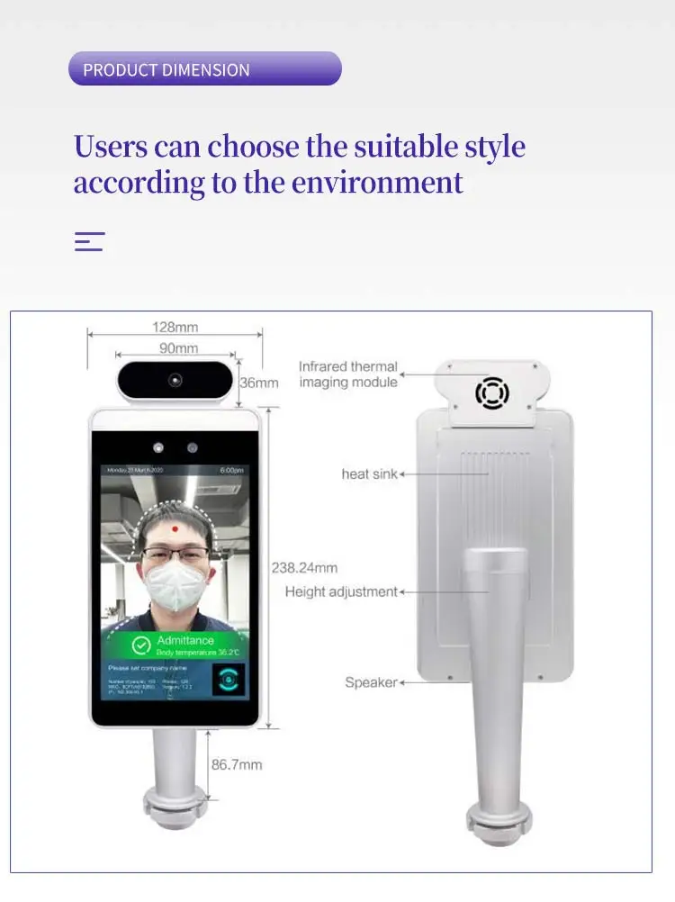 8 Inch Pass Management Vertical Module Of Temperature Measurement ...