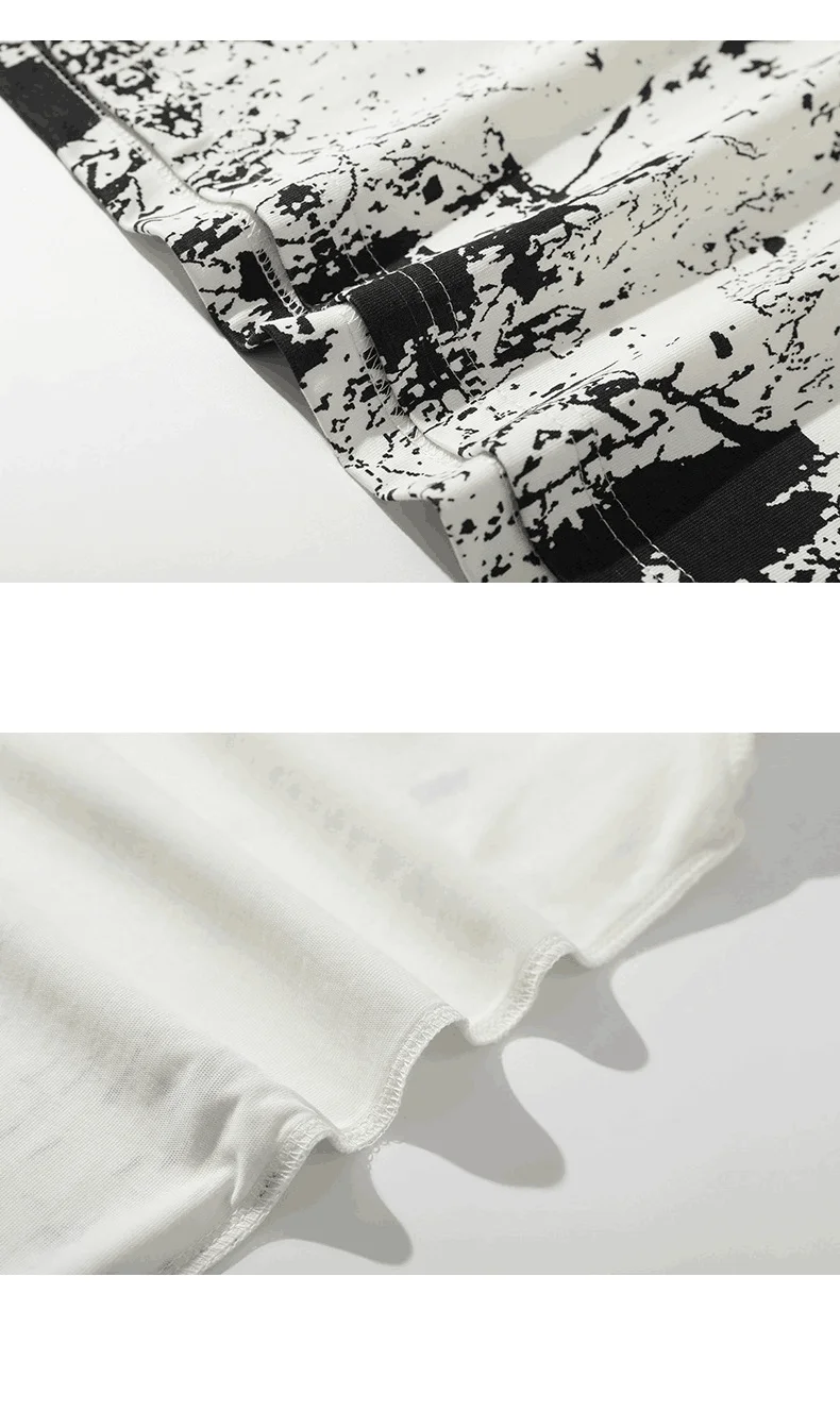 Custom Painting Splatter T-shirt For Men Oversized Puff Paint Shirt ...