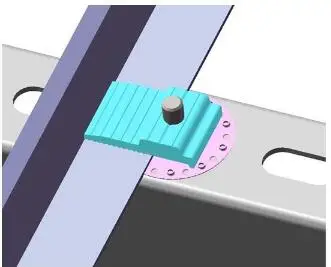 Universal Sus304 Solar Panel Roof Mounting System Grounding Lug Plate ...