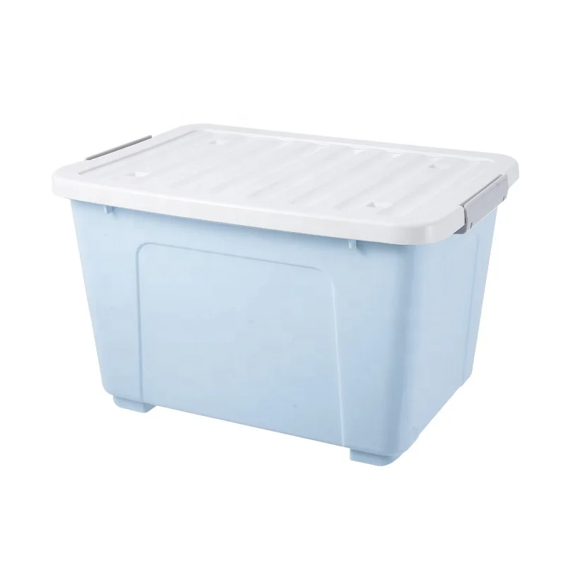 Multifunctional Rectangle Plastic Storage Box for Toys & Clothes