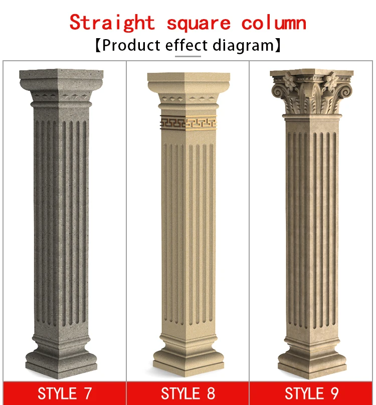 Promotion Square Concrete Column Mold - Decorative Pillar