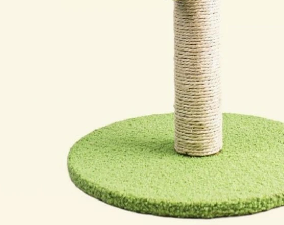 Scratching Post for Kitten Cute Green Leaves Cat Scratching Posts with ...