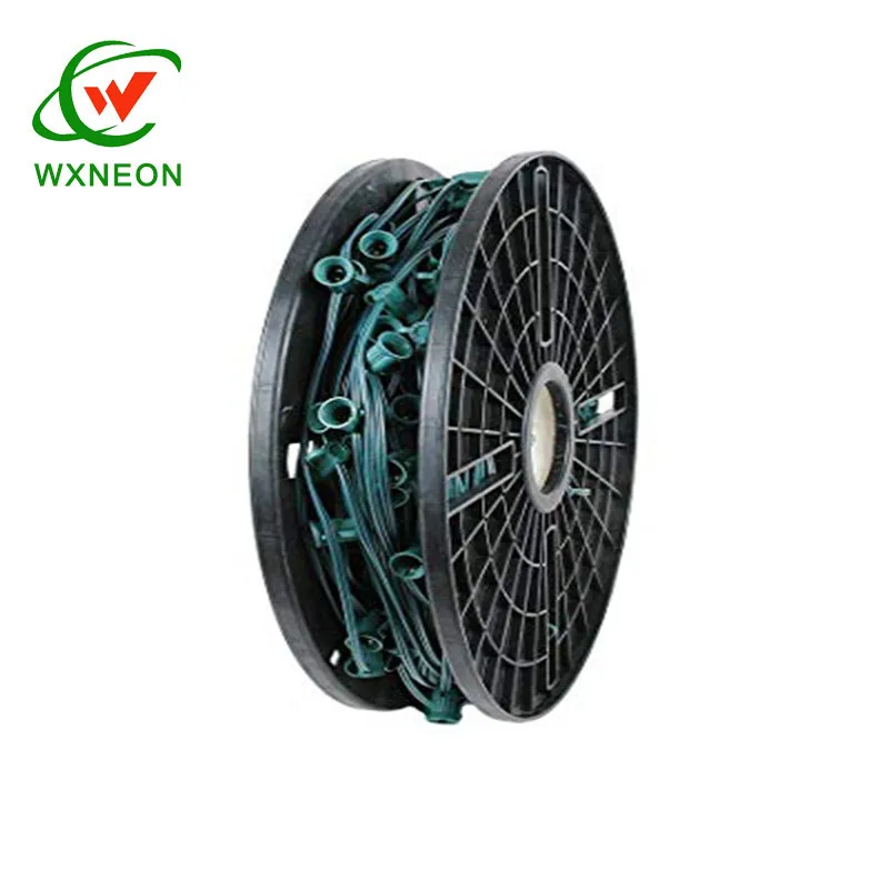 1000ft 12 Inches Spacing Spt-118awg 2 Cords C9 E17 Spool Wire String ...