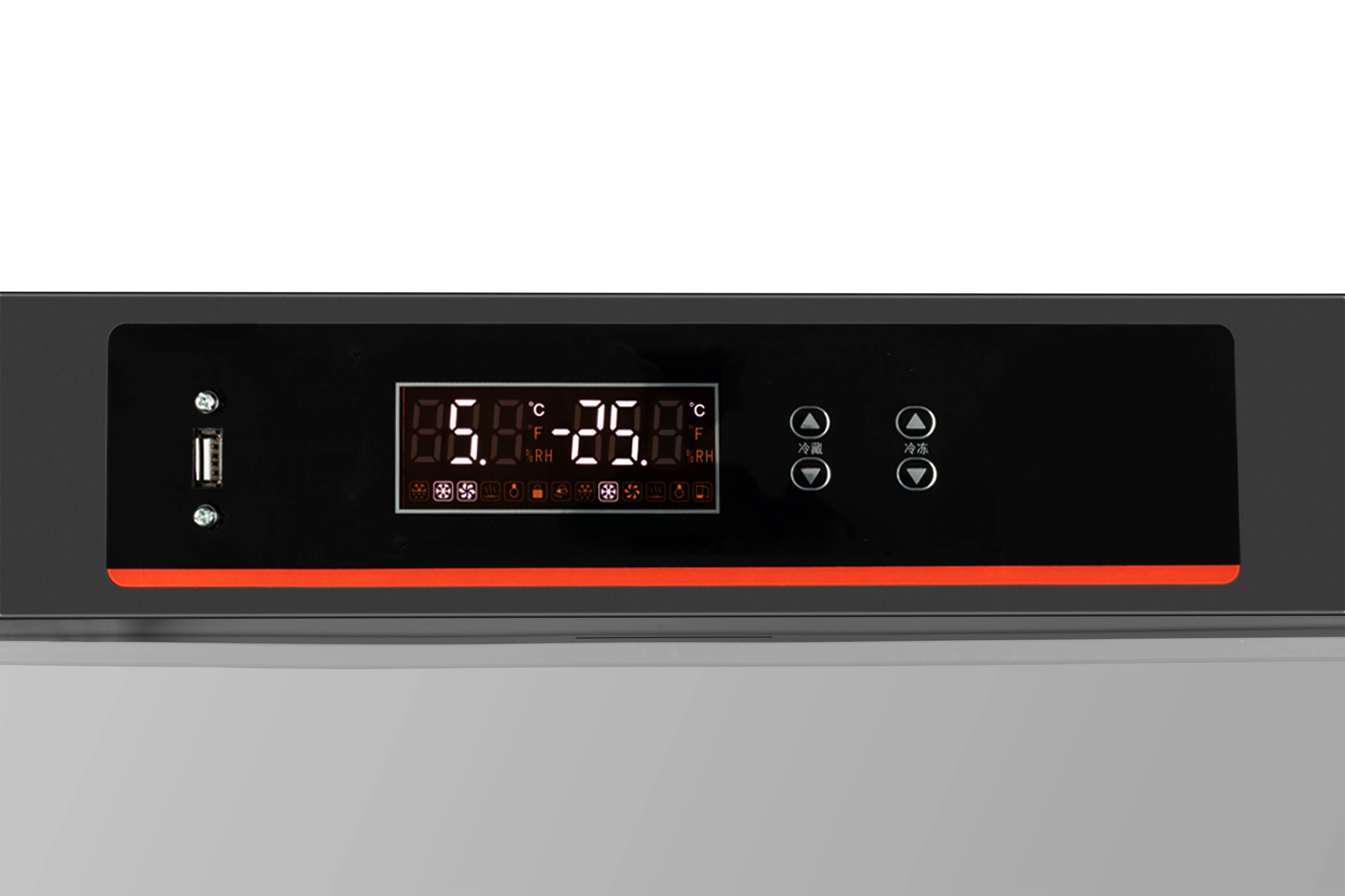 -25 Degree Midea Refrigerator Freezer Combination With 350 Liter - Buy ...