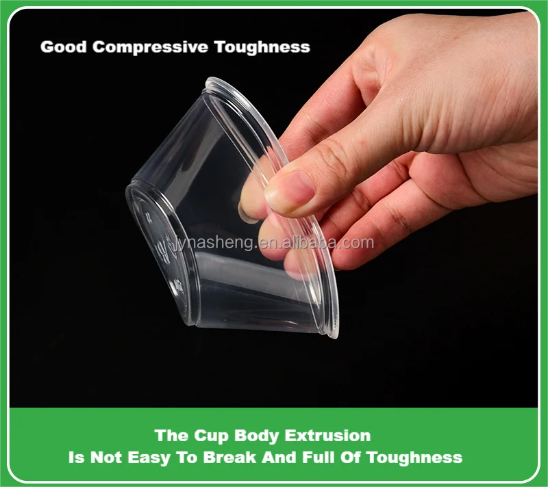 Premium Disposable Plastic Sauce Boxes with Lids -Leak-Proof Condiment ...