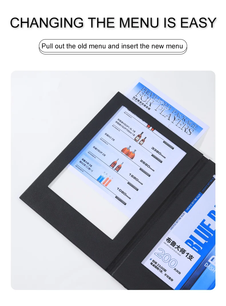 High Quality 2-Panel LED Display Menu 2-Light Illuminated View for ...