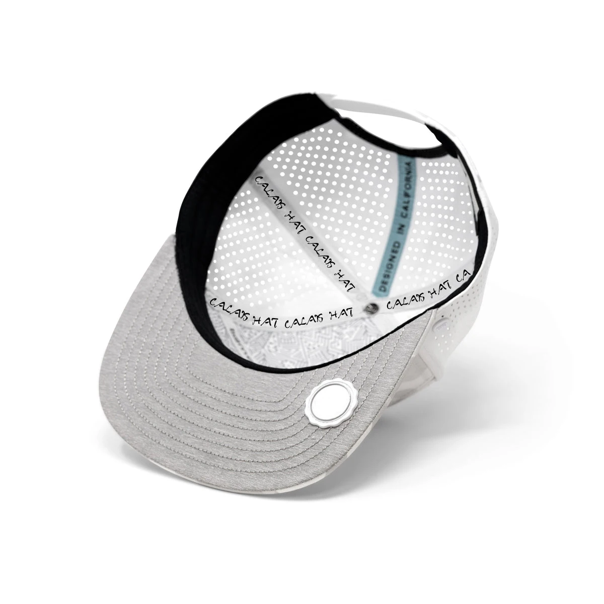 7 Panel Hat Waterproof - Snow Camo Snapback Hats for Men