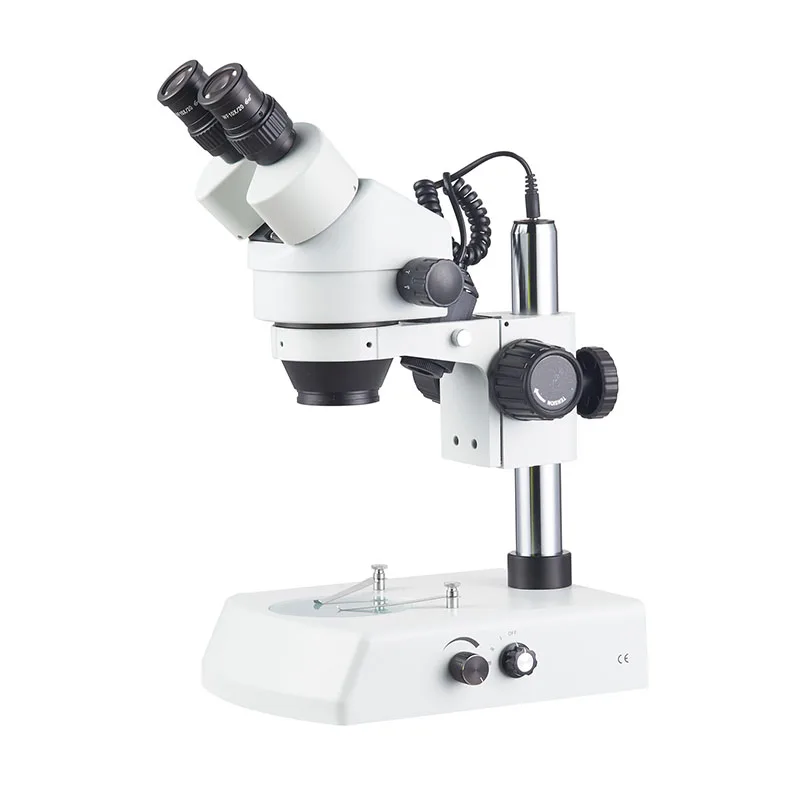 Illumination Base Pillar Stand Microscopio Trinocular Stereo Microscope ...