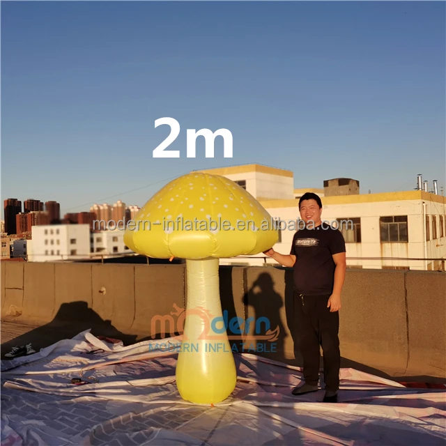 Custom Size Giant Inflatable Mushroom Model with LED Light