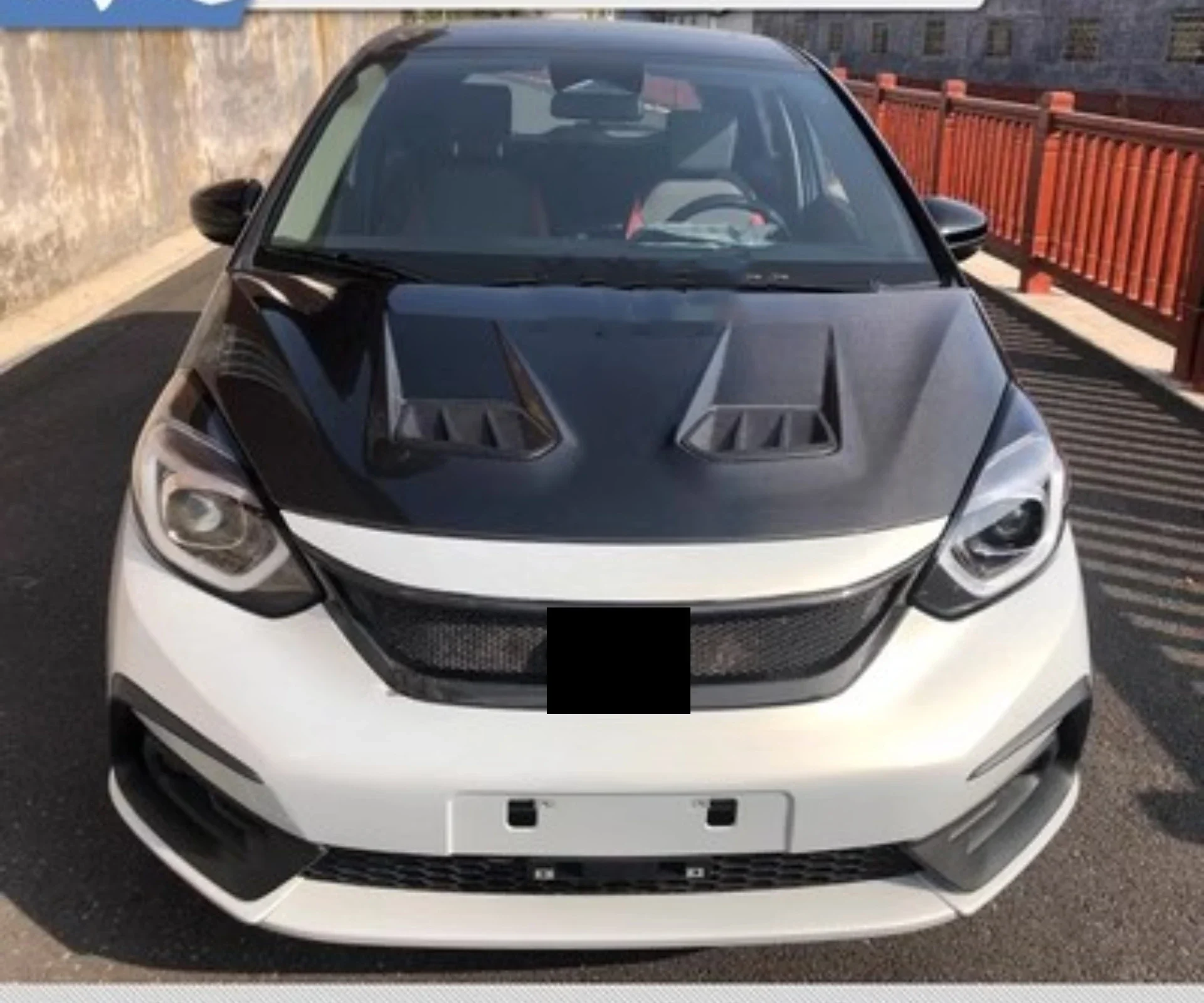 Body Kit Carbon Fiber Engine Cover For Honda Fit Jazz 4th Gr9 2021 ...