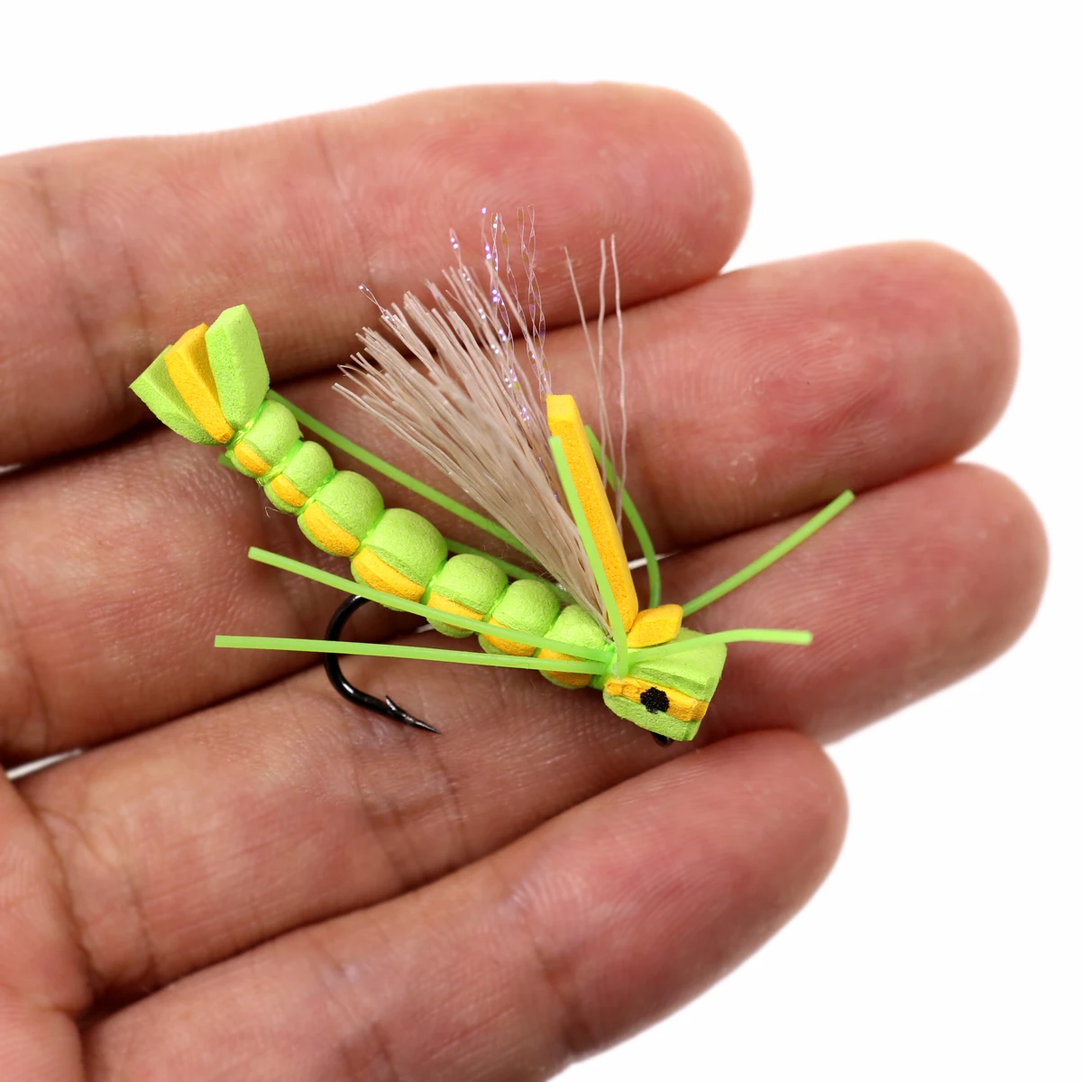Zig Bug Fly Floating Foam Beetles Fly Boatman Fishing Panfish Bass Grayling Trout Pike ...