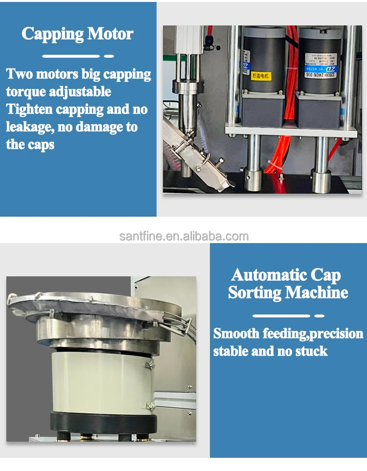 Double Head Automatic Juice Milk Soft Drinks Beverage Filling Capping ...