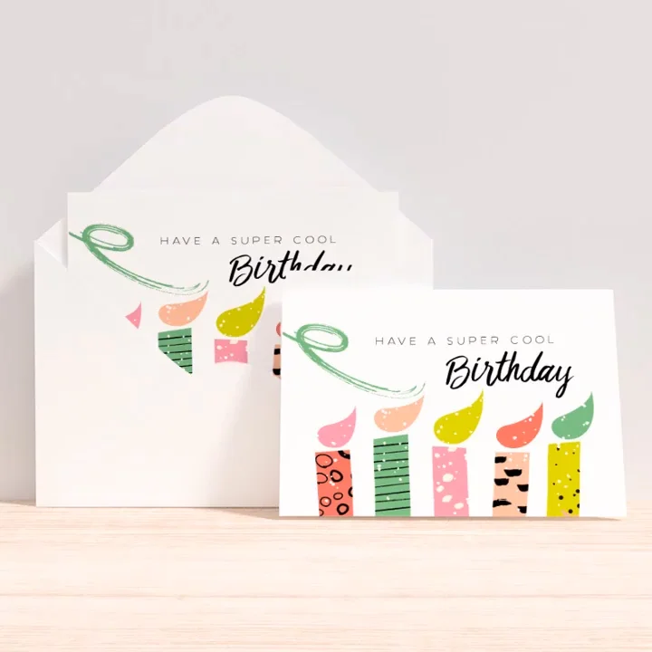 Cute Congratulation Card With Envelope Gifts Cake Box Decoration 36pcs ...