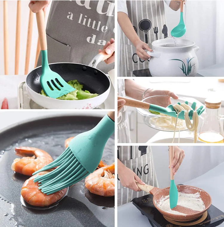 Wholesale Price Kitchen Cooking Utensils Baking Tools Silicone Kitchen ...