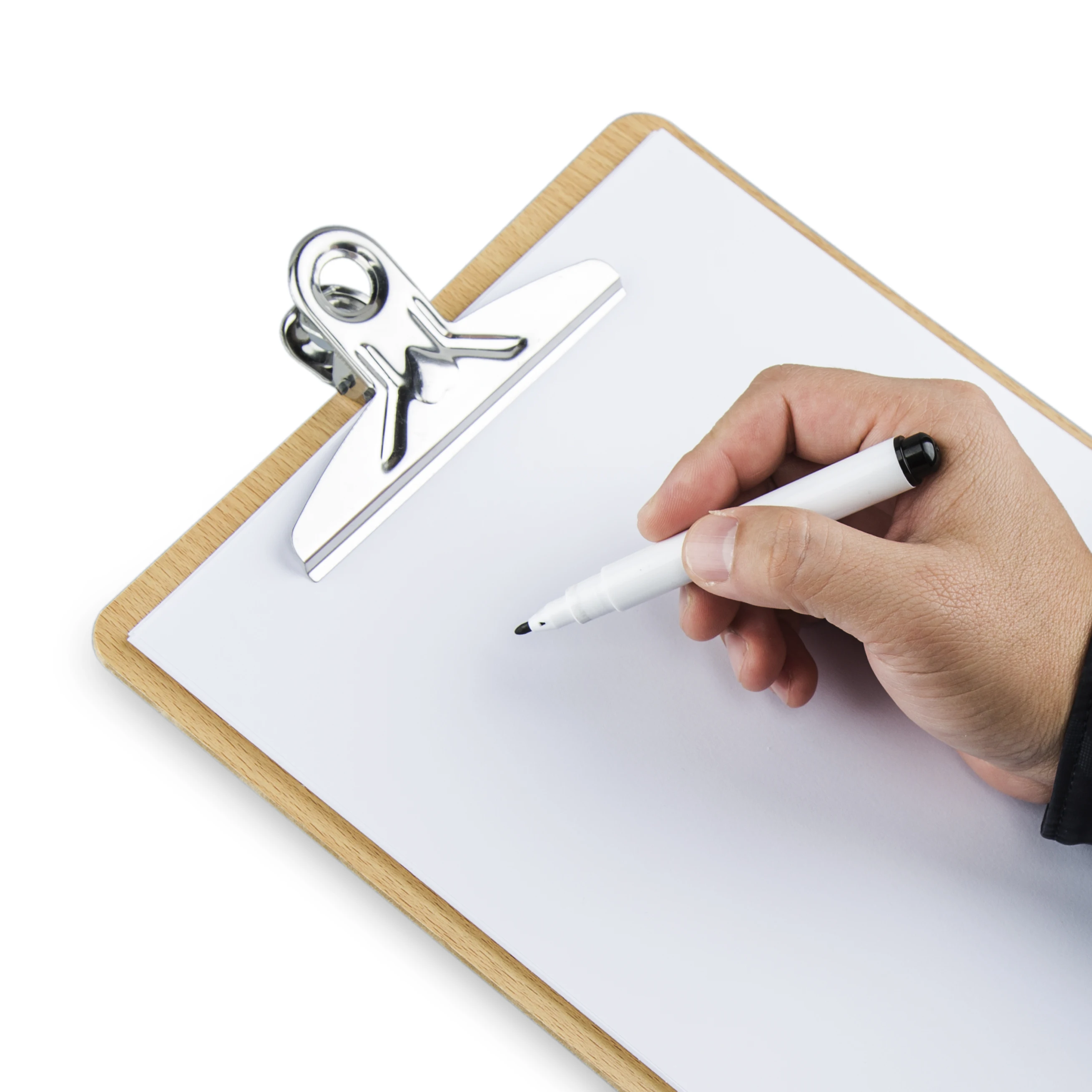 Handheld Melamine Butterfly Stationery Clip Whiteboard A4 Mdf Wooden ...