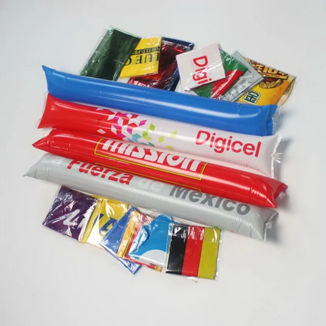 Customized LDPE Inflatable Clap Stick Cheer Stick Balloon