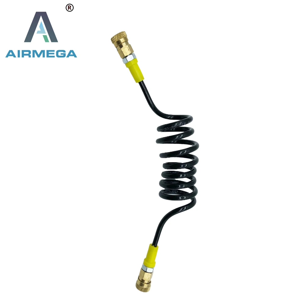 Paintball Coil Remote Hose Line with 8mm Quick Connector High Pressure ...