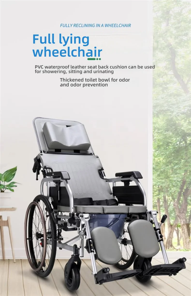 Manual Wheelchair Transforming Mobility Multi-functional Handicapped ...