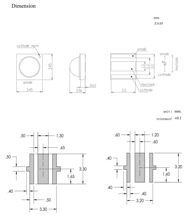 1400nm 1500nm 1450nm Ir Led 1w High Power Ir Led 3535 Smd 1450nm - Buy ...