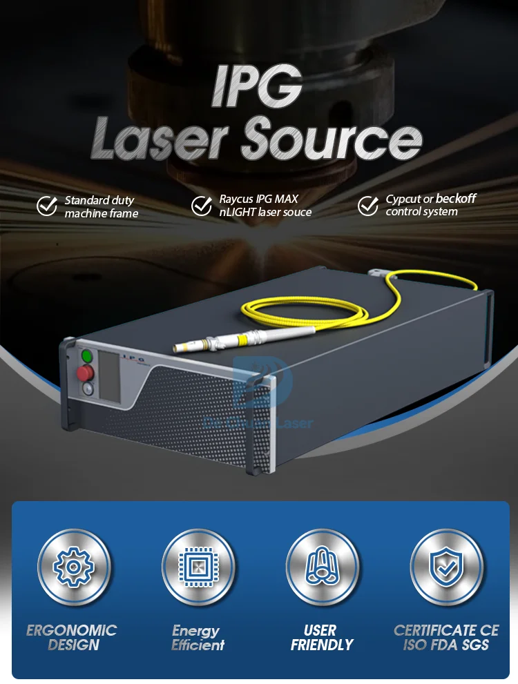 3000W IPG Photonics YLR-3000 CW Fiber Laser Source for Cutting