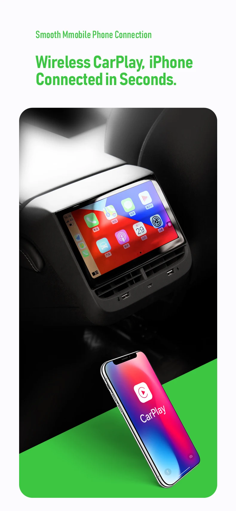 Bbzl 2023 New Tesla Rear Screen Multimedia Player Rear Seat ...