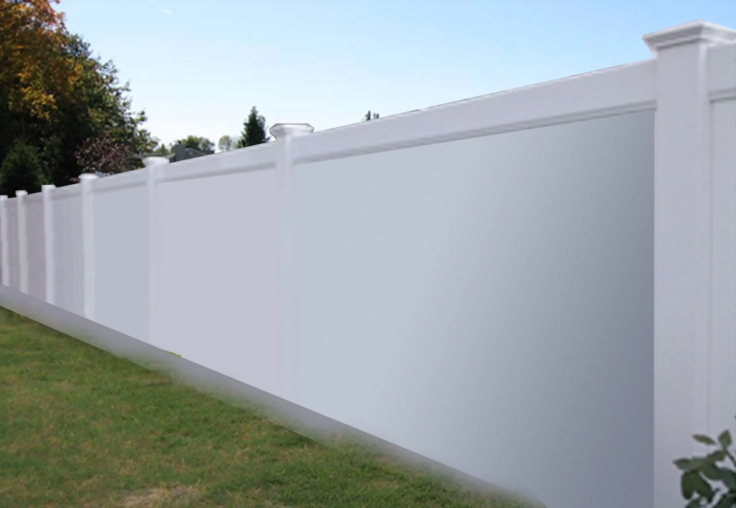 6ft Outdoor Garden White Cheap Pvc Vinyl Lattice Privacy Fence Panel ...