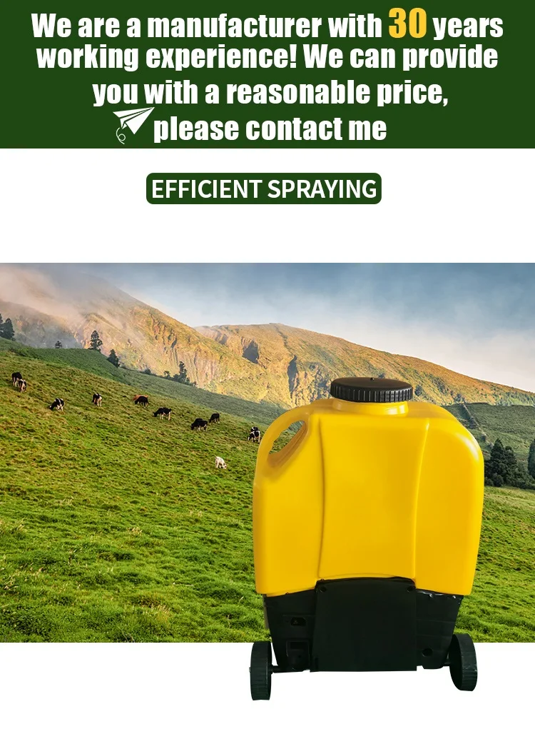 20L Knapsack Rechargeable Lead-acid Battery Sprayers for Agriculture ...