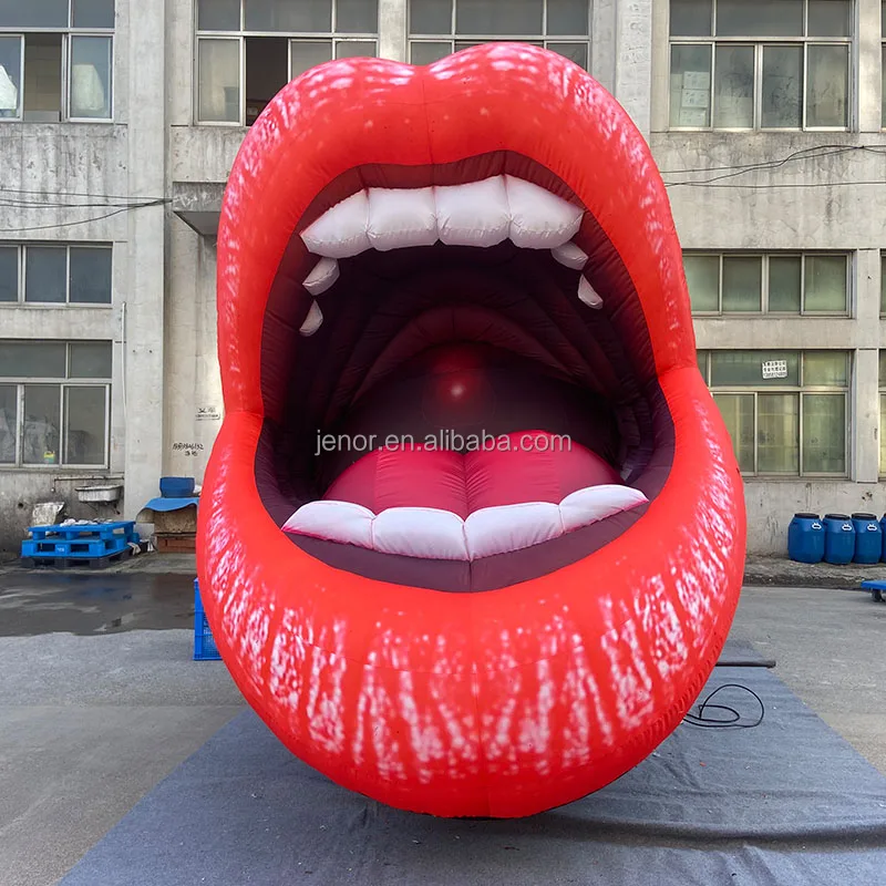Durable Sexy Red Lip Inflatable Mouth Inflatable Lip for Event ...