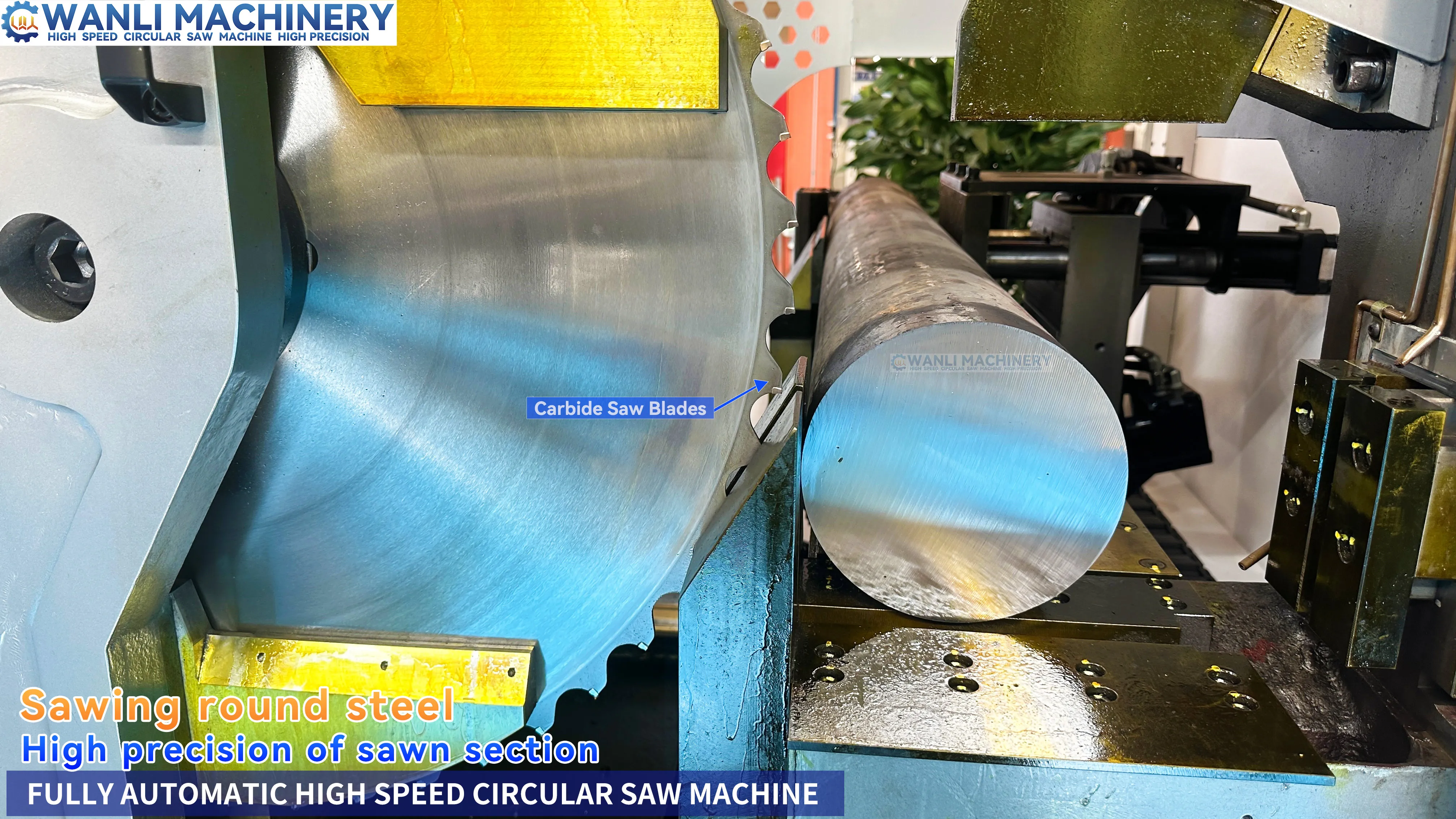 High Speed High-Accuracy Circular Band Saw Machine for Cutting Steel ...