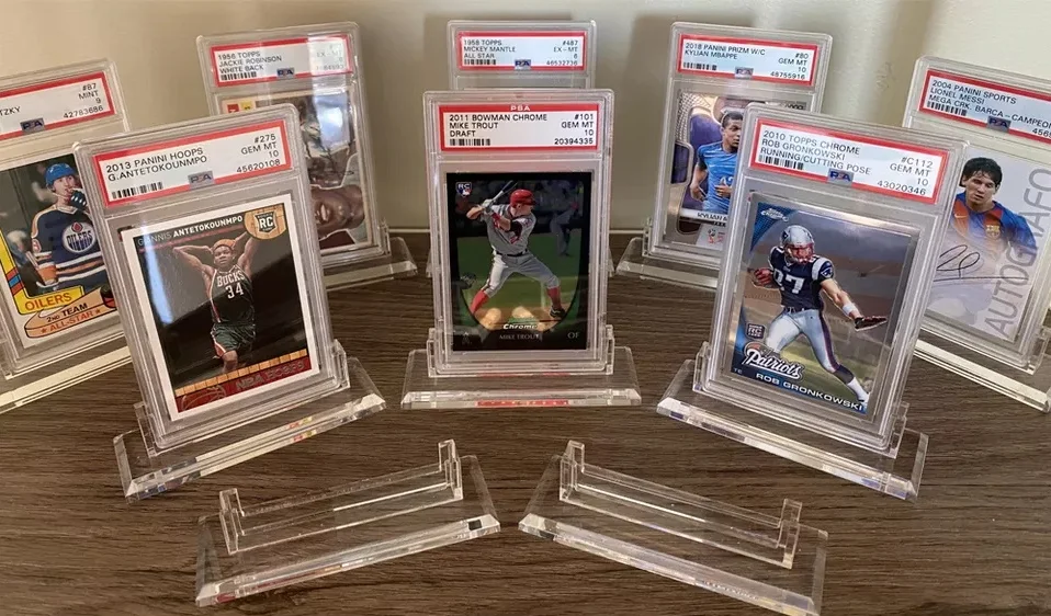 Acrylic Display Stand For Graded Cards Psa Graded Card Slab Holder Nba ...