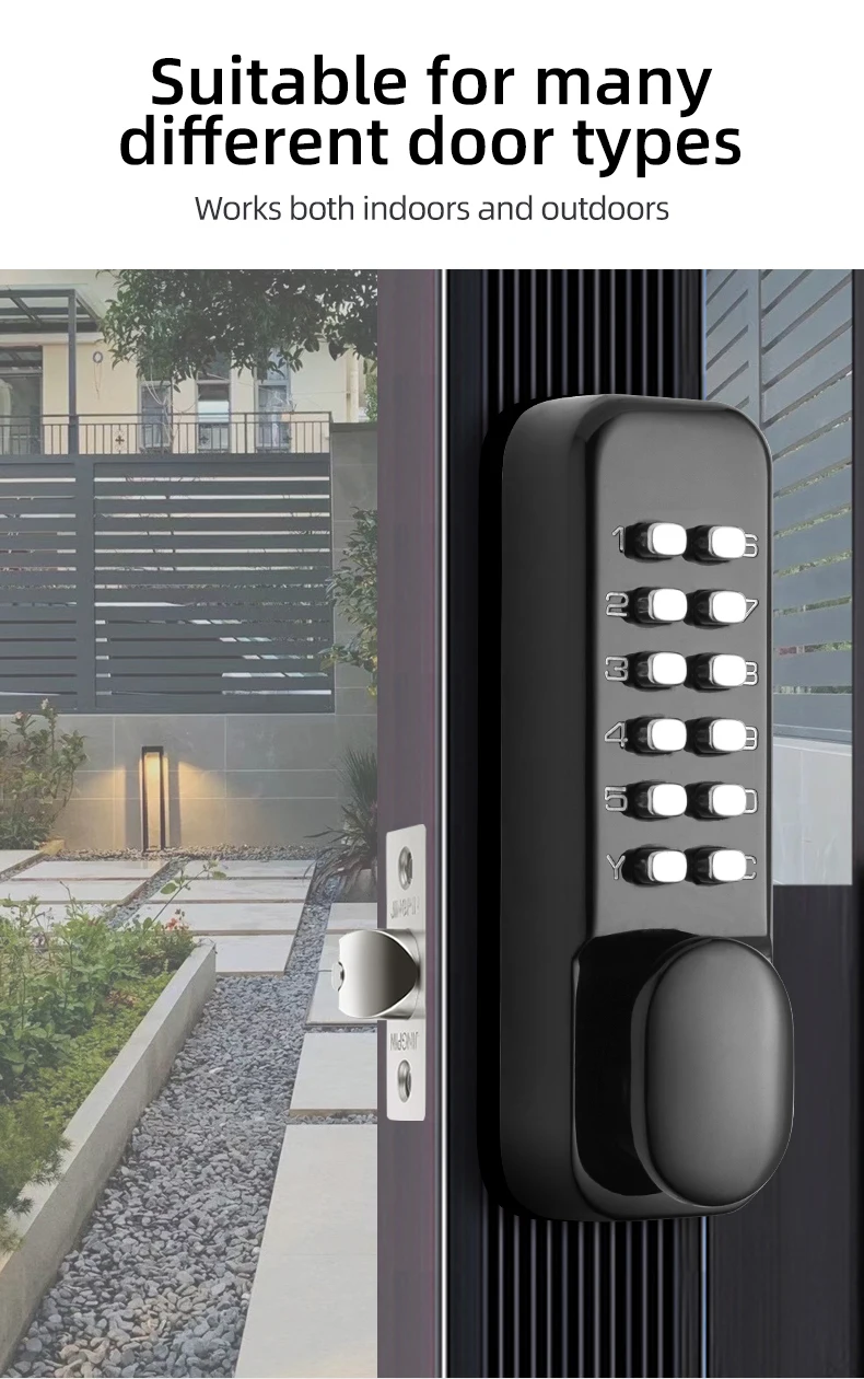 Second Generation Keyless Entry Door Lock with Handle - Digital Lock ...